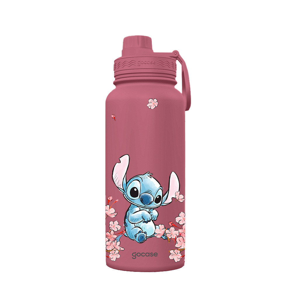 Garrafa Térmica Fresh Gocase 950ml Stitch Classical Rose | Shopee Brasil