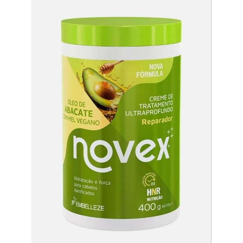 Tratamento capilar Novex 400g Óleo de abacate | Shopee Brasil