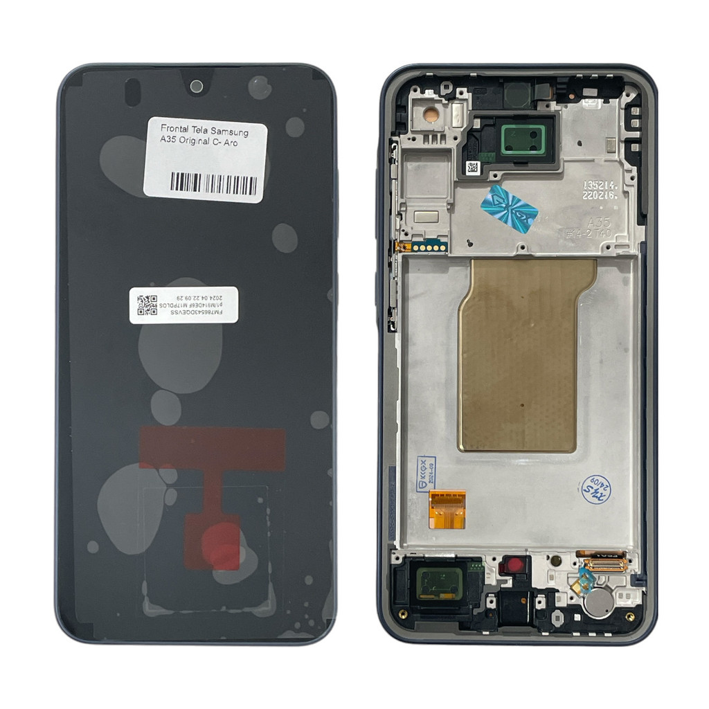 Tela Display Frontal Compatível Samsung A35 Original C- Aro | Shopee Brasil