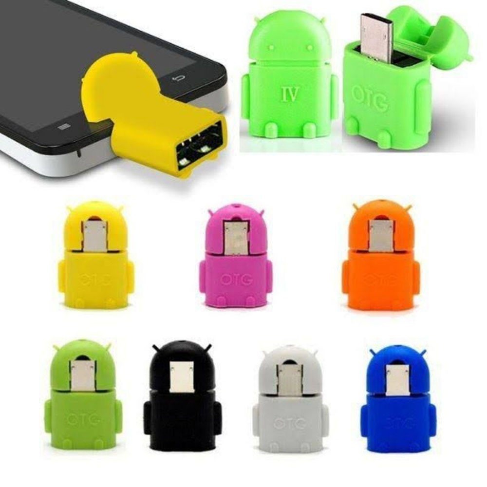Mini Robo Adaptador Micro Usb OTG Pendrive para Celular Android V8 ...