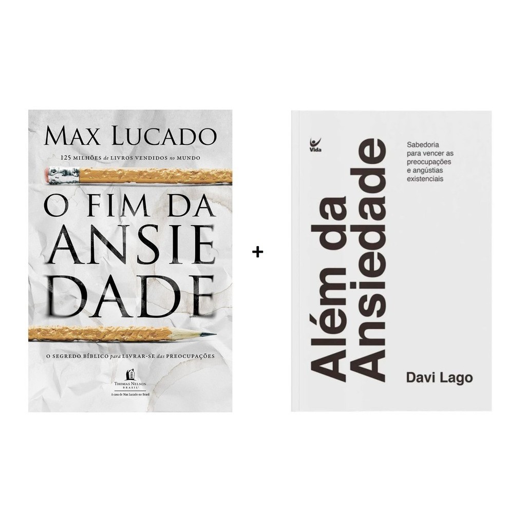 Kit 2 Livros | O Fim Da Ansiedade + Além da Ansiedade | Shopee Brasil