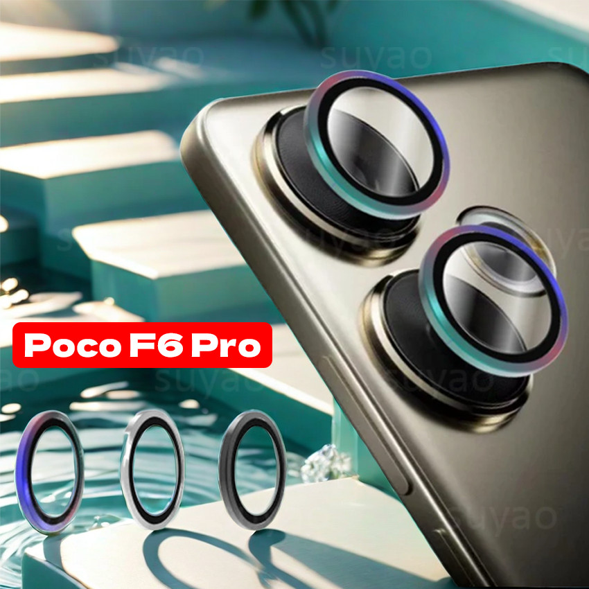 Para Xiaomi PocoF6 Pro F6Pro F 6 5G 2024 Eagle Eye Filme De Lente De Câmera HD Curvado ...