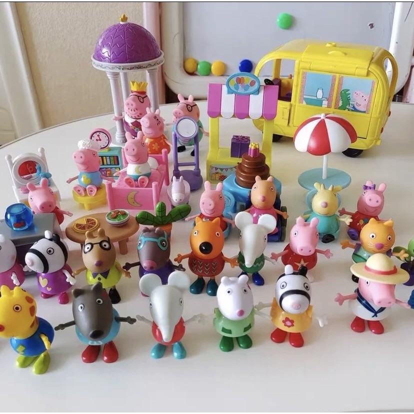 Boneca Porco Coelho Miss Antílope Princesa Vovô Figura Brinquedo ...