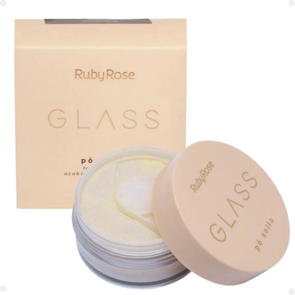 Pó Solto Ruby Rose Glass Gpf01 15g | Shopee Brasil
