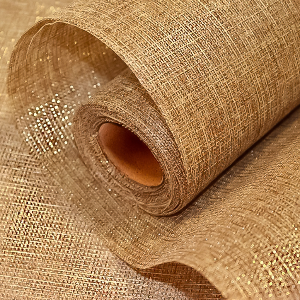 Tecido de Juta Tela de Juta 100% Natural Cor Cru Artesanato Decoração ...