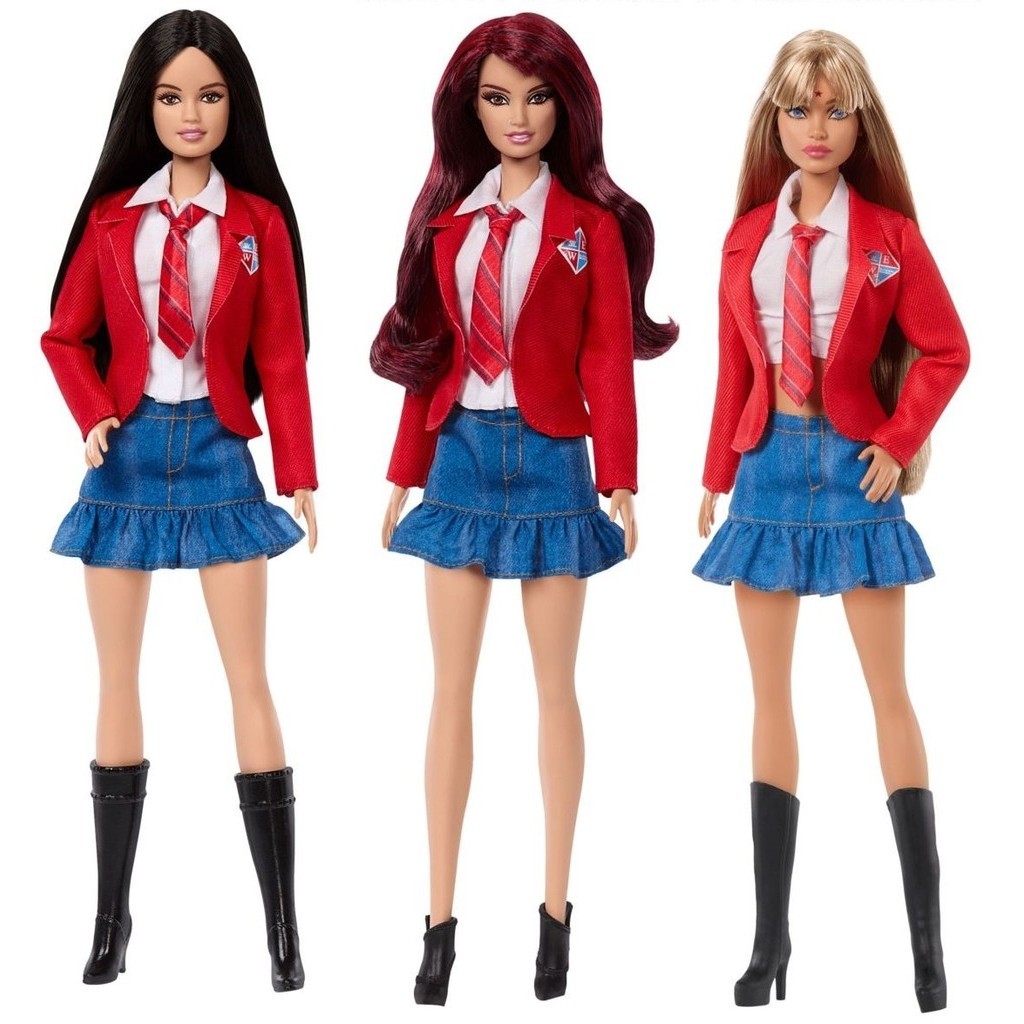Kit c/ 3 Bonecas Barbie RBD Rebelde - Mia Lupita Roberta - Mattel ...