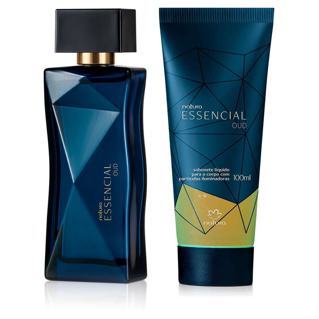 Kit Essencial Oud Feminino Natura - Deo Parfum 100ml + Sabonete Líquido ...
