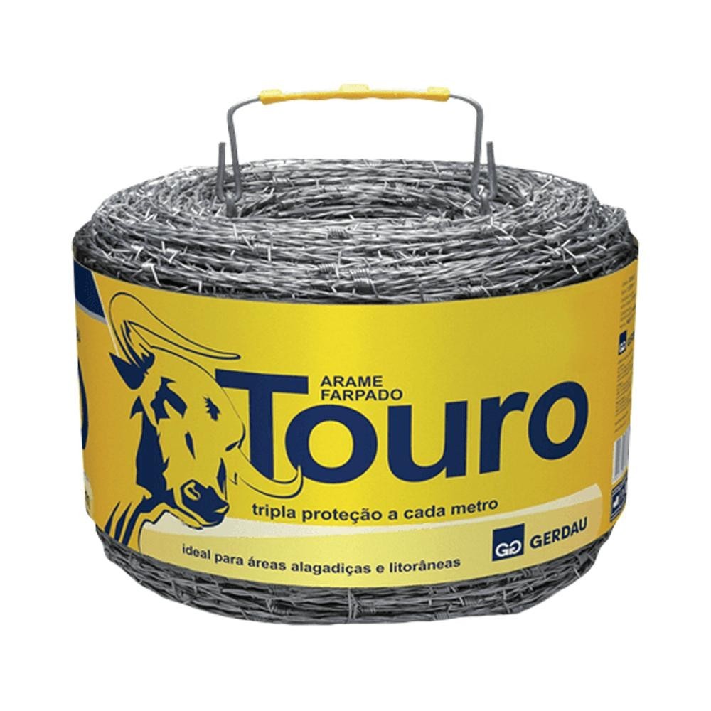 Arame Farpado Gerdau Touro 250 Metros | Shopee Brasil