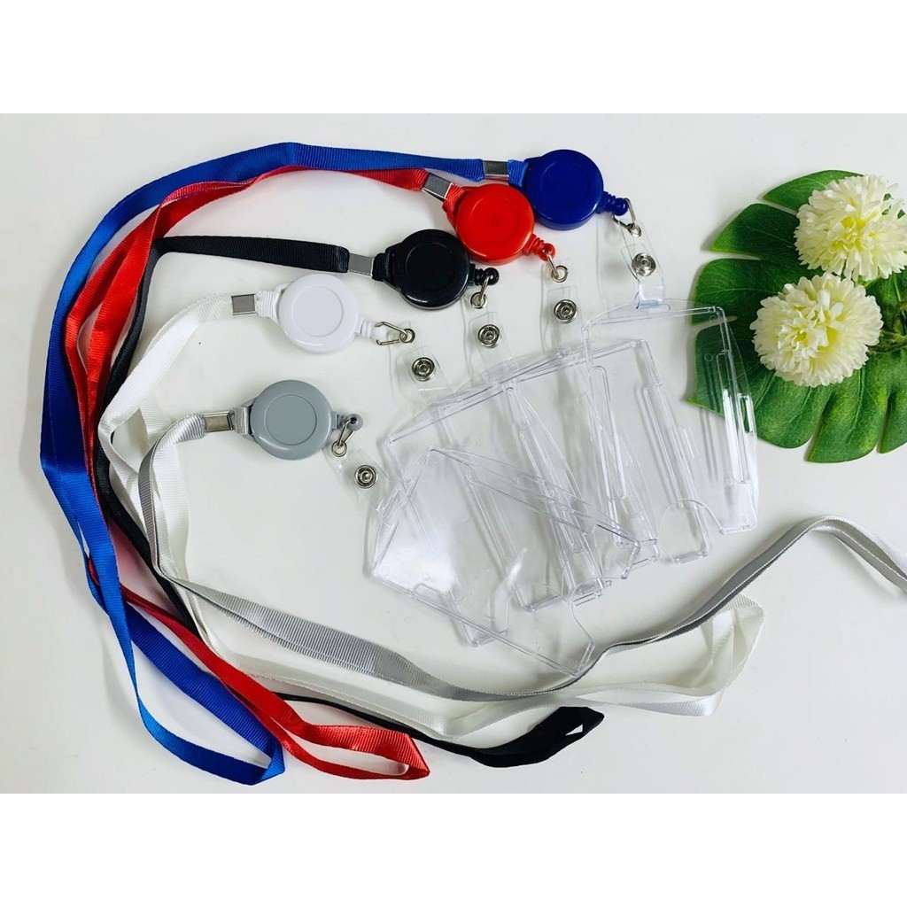 Porta Cracha Cartão Rio Card Com Alça e Suporte Elastico Pratico ...