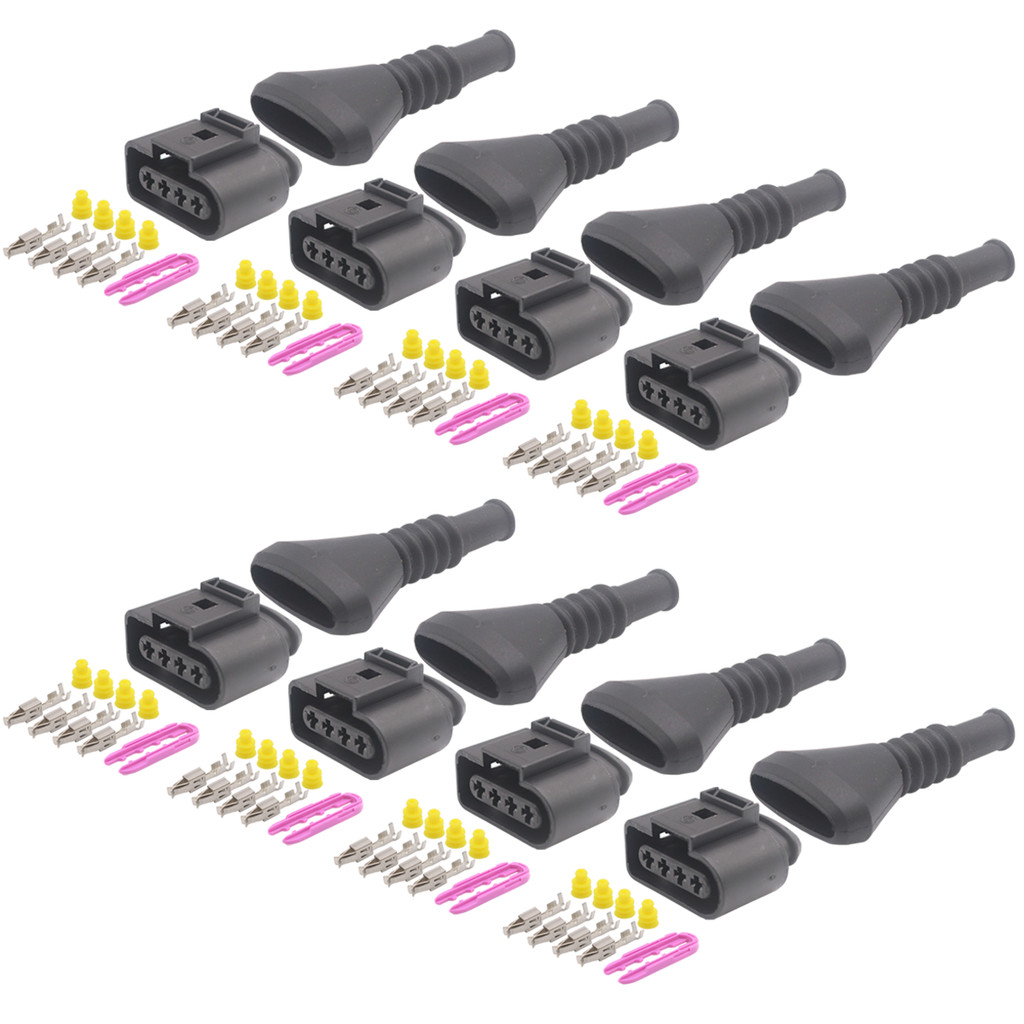 Conector Bobina Vw/audi Red R8 Apr Plug Kit 8 + Acabamento | Shopee Brasil