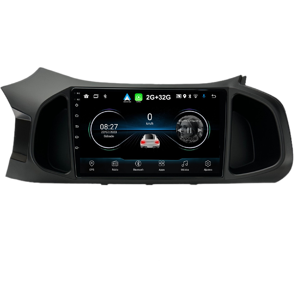 Kit Central Multimidia 9 Polegadas Android Chevrolet Onix Prisma 2012 a 2019 | Shopee Brasil