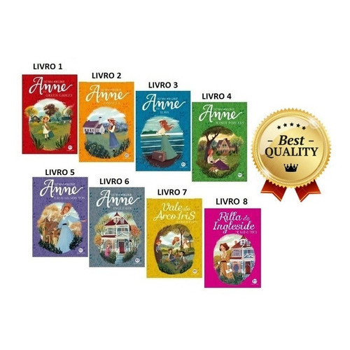 Colecao 8 Livros Anne With An E: Colecao 8 Livros Anne With | Shopee Brasil