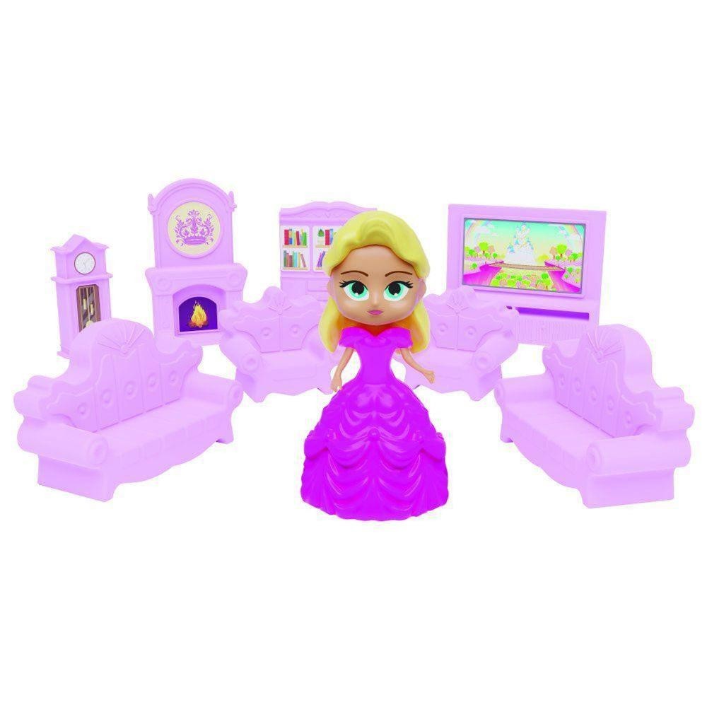 Kit Acessórios Para Sala Da Princesa Ggb Ref 416 Ggb Brinquedos Ggb
