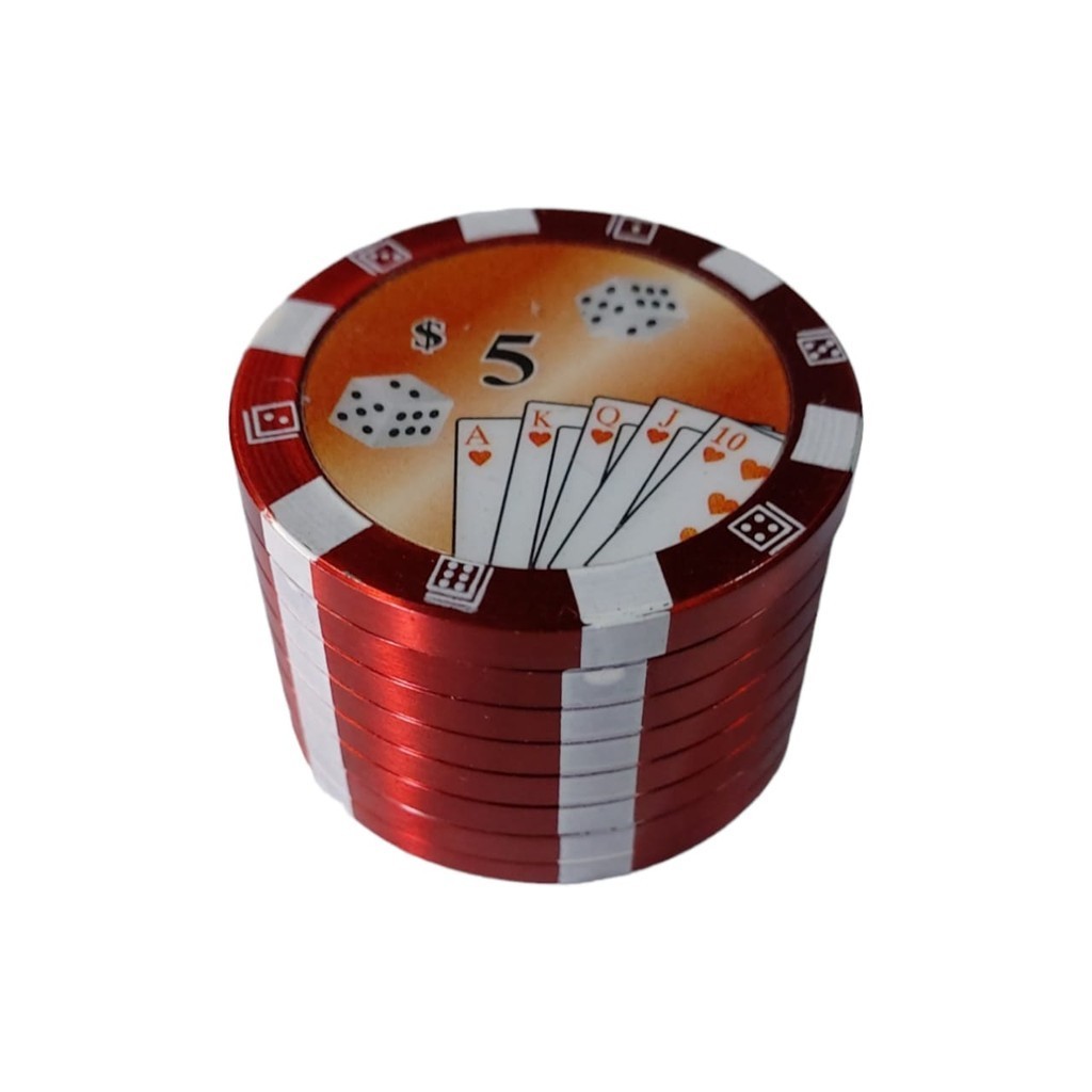 FICHA de POKER VERMELHA | Shopee Brasil
