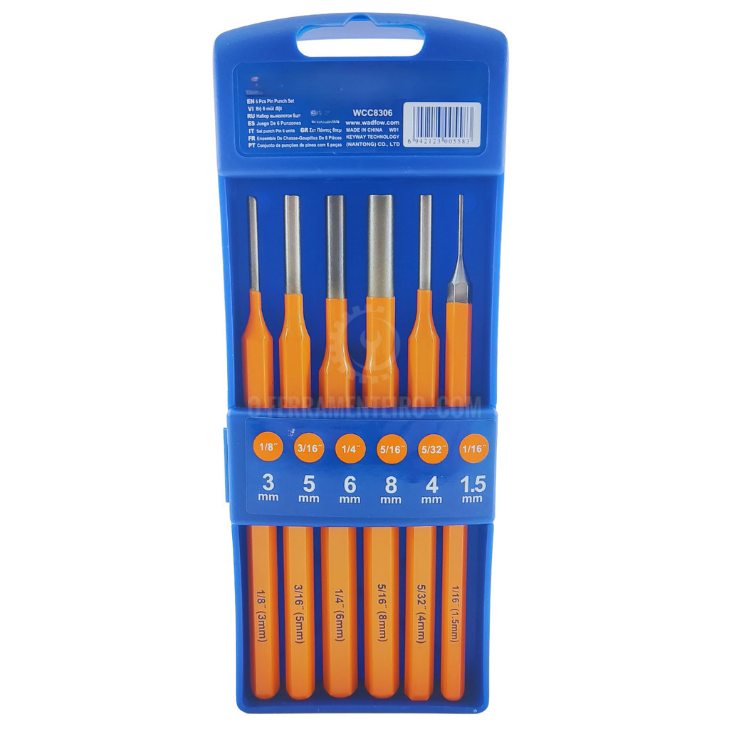 Kit Jogo Saca Pino Paralelo 6 Peças - Profissional | Shopee Brasil