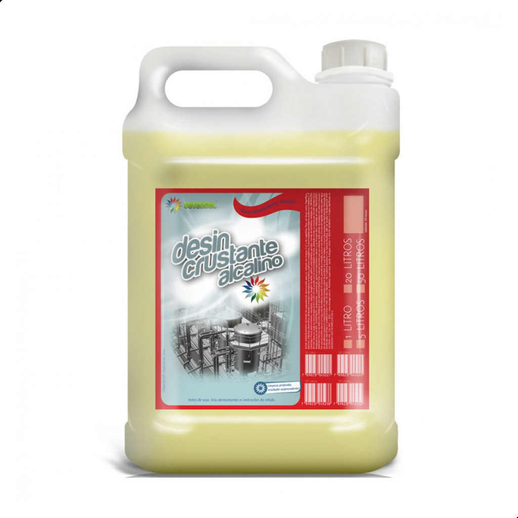 Desincrustante Alcalino Plus 5l Sevengel | Shopee Brasil