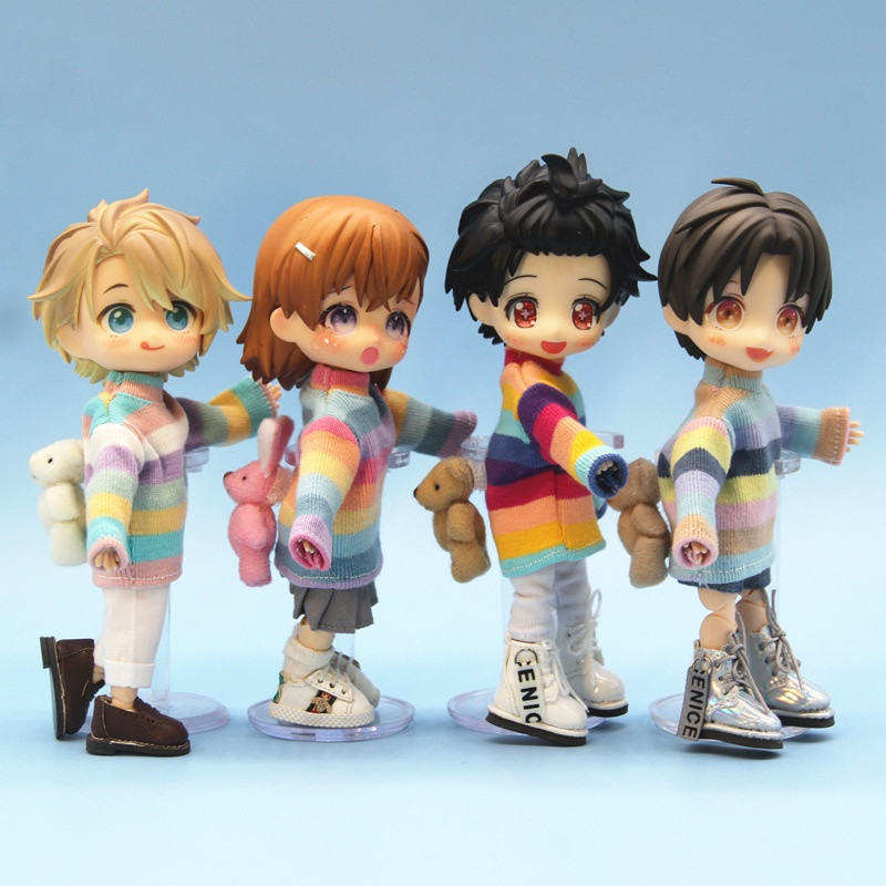 Camiseta Arco-Íris Ob11 Gsc Ymy Obitsu11 1/12 Bjd | Shopee Brasil