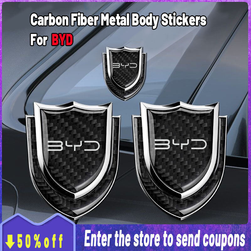 Para BYD Emblema Do Logotipo Carro De Alta Qualidade Adesivo Cromado 3D ...