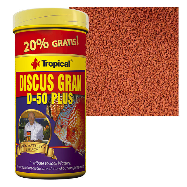 Tropical Discus Gran D-50 Plus - 132g - Ração Peixes | Shopee Brasil