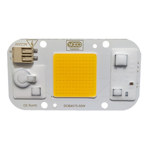 Led Cob 50w 220v Branco Quente 3500k Solderless (sem Solda) | Shopee Brasil