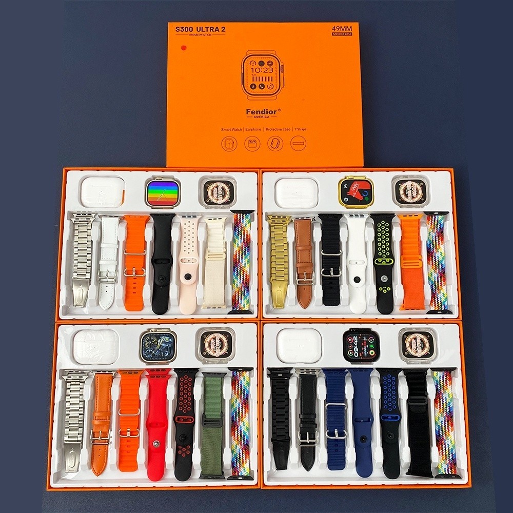 Smartwatch Relógio Inteligente s300 ultra 2 7 Em 1 Fone De Ouvido ...