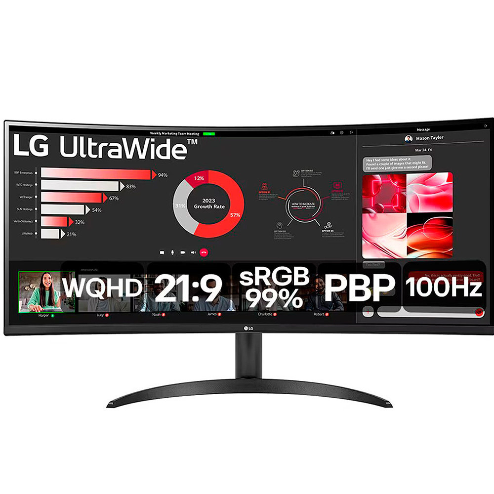 Monitor Gamer LG 34 UltraWide WQHD 100Hz 5ms HDMI IPS HDR10 Freesync | Shopee Brasil