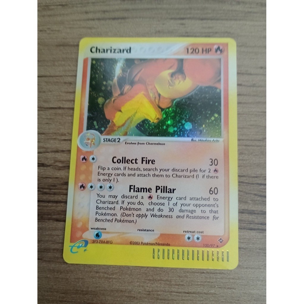 CARD POKEMON CHARIZARD - FOIL - 100/97 | Shopee Brasil