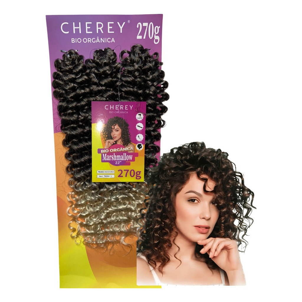 Cabelo Bio Orgânico Marshmallow Cherey/. | Shopee Brasil