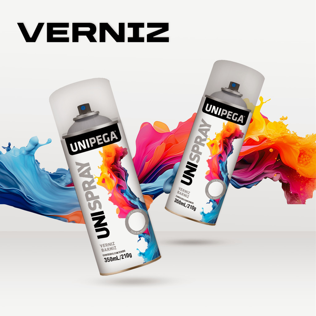 Verniz Spray Transparente 350ml Uso Geral Automotivo Incolor Madeira ...