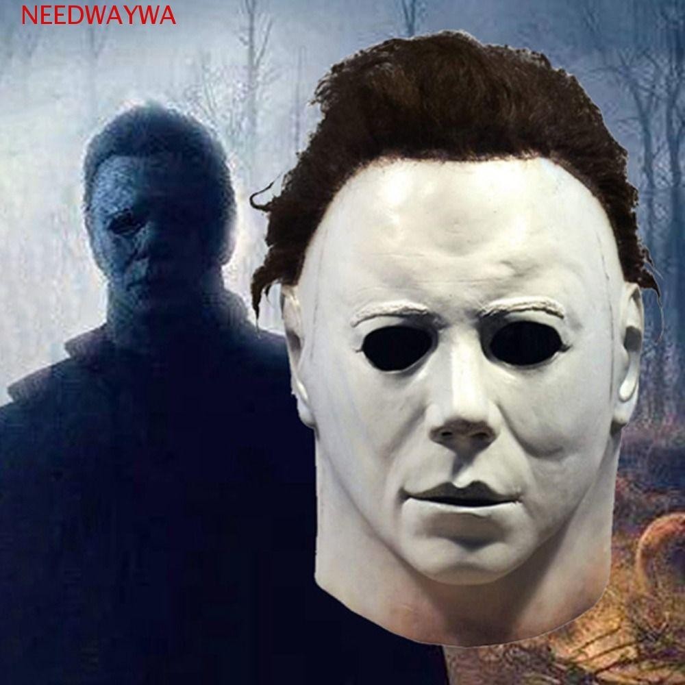 NEEDWAYWA Michael Myers Mask , Máscara Assassina De Látex Realista De ...