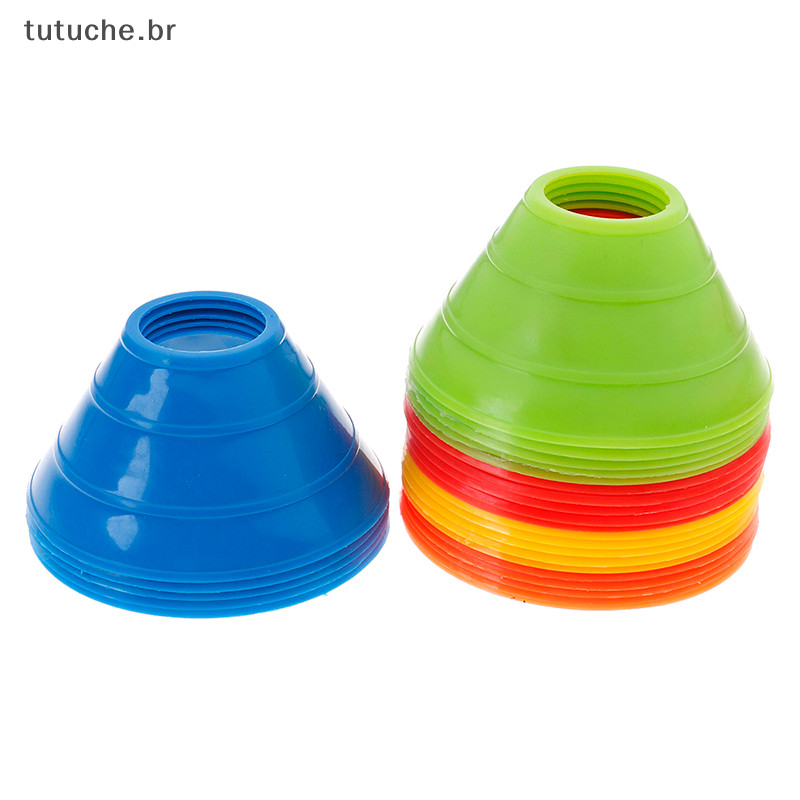TU 5pcs/set Sinal De Treinamento De Futebol Esportivo Cones De Prato Marcador De Discos Balde BR ...
