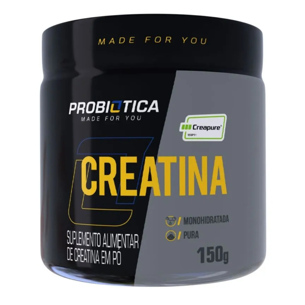 Creatina Monohidratada Pura 150g Selo Creapure Probiotica | Shopee Brasil
