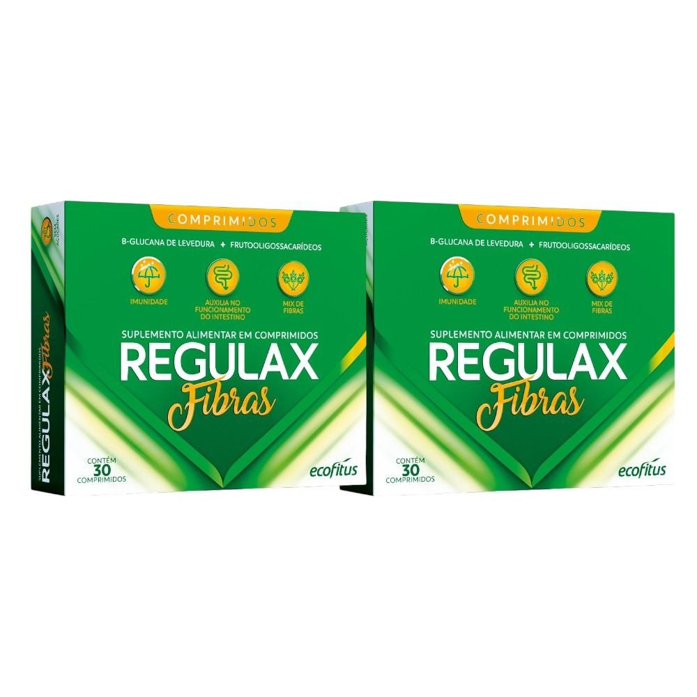 Kit Regulax Fibras Ecofitus Com 2 Caixas 30 Comprimidos Cada | Shopee ...