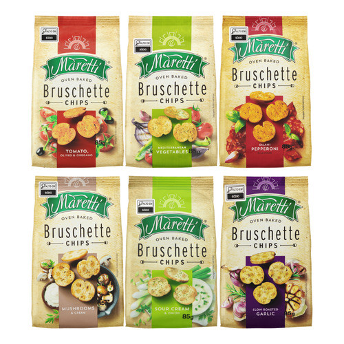 Snack Trigo Maretti Bruschette 85g | Shopee Brasil