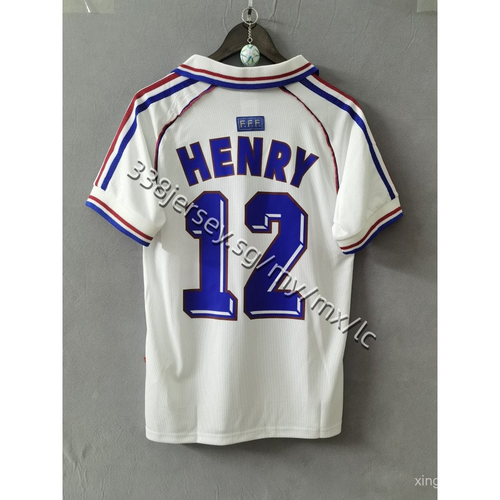 Comércio 1998 Out 3A Divisão de Futebol Retro Personalizada ZIDANE/HEN ...