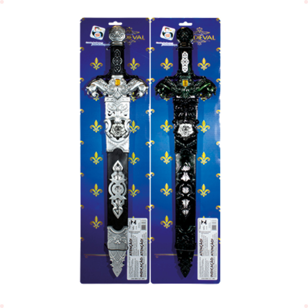 Espada Mediaval Com Bainha Guerreiro Cavalheiro Infantil | Shopee Brasil