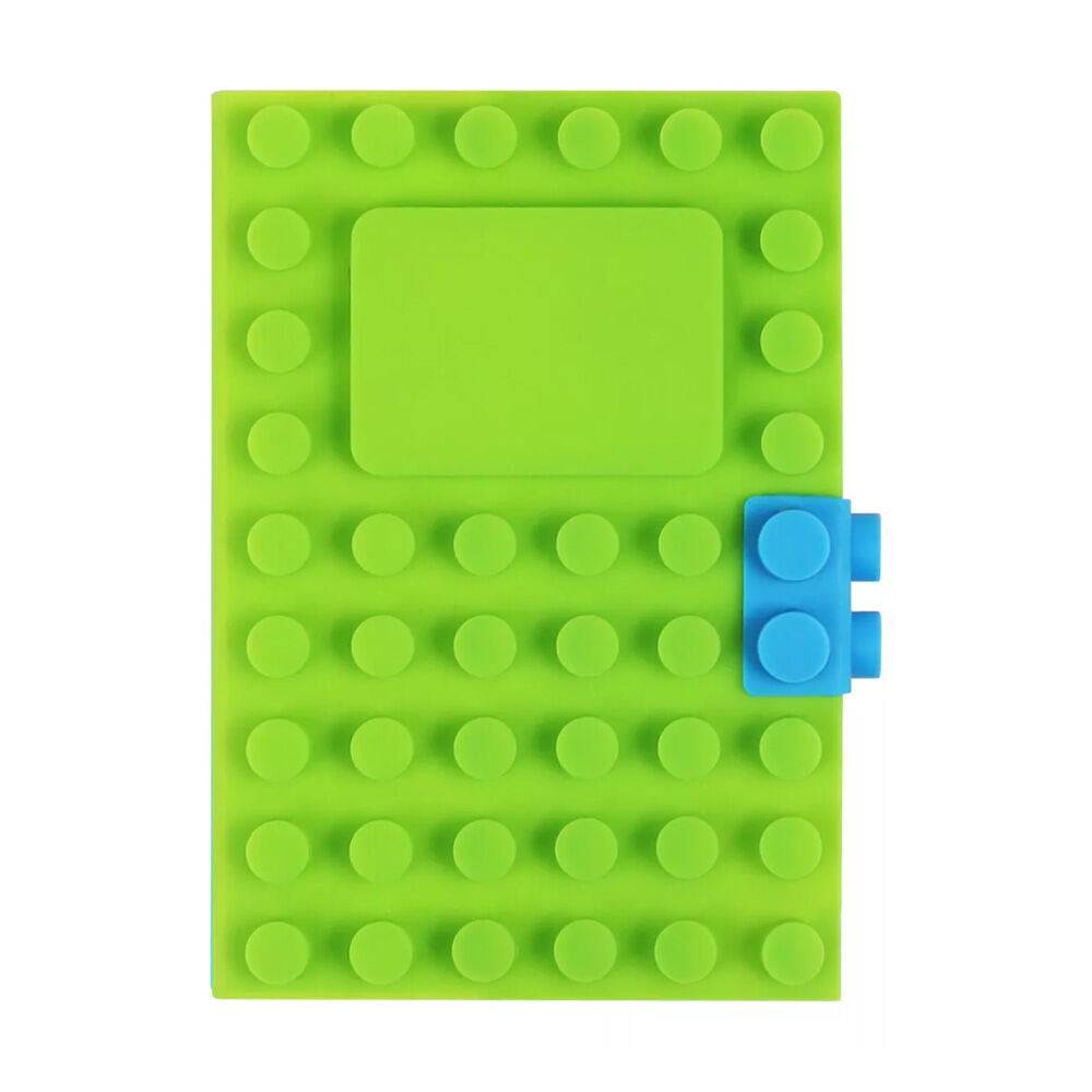 Caderno LEGO Criativo A6 Anotações Capa de Silicone Verde | Shopee Brasil