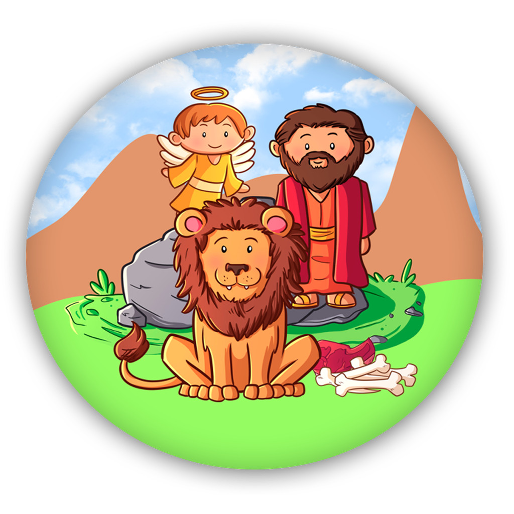 Painel Redondo em Tecido Daniel na Cova dos Leões 04R | Shopee Brasil