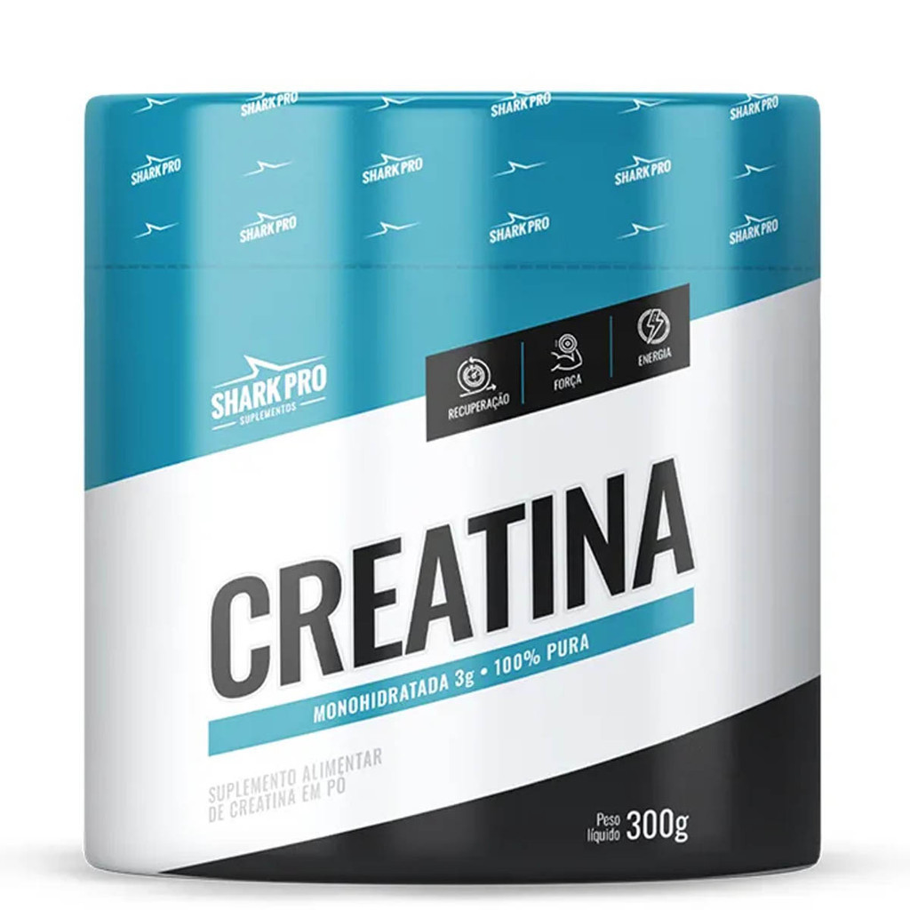 Creatina Monohidrata Shark Pro 300g | Shopee Brasil