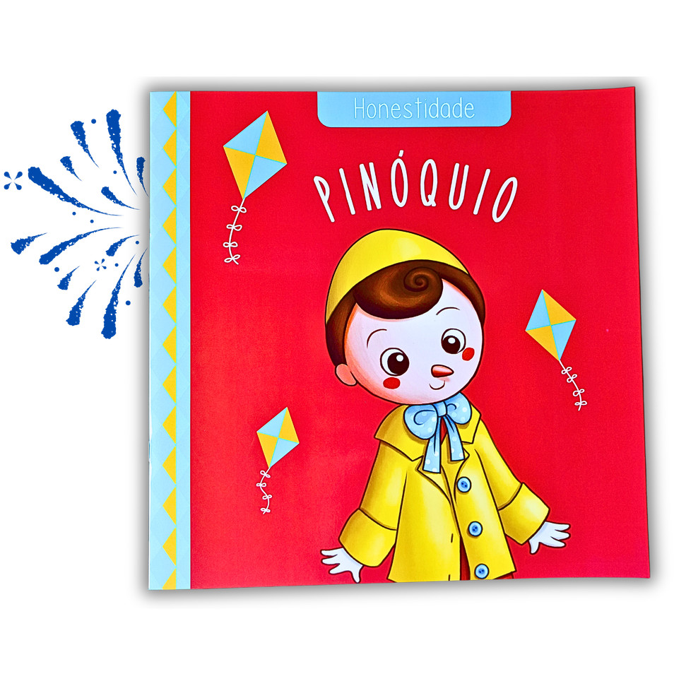 Livro Infantil Conto de Fadas Clássicos das Virtudes - Pinóquio | Shopee Brasil