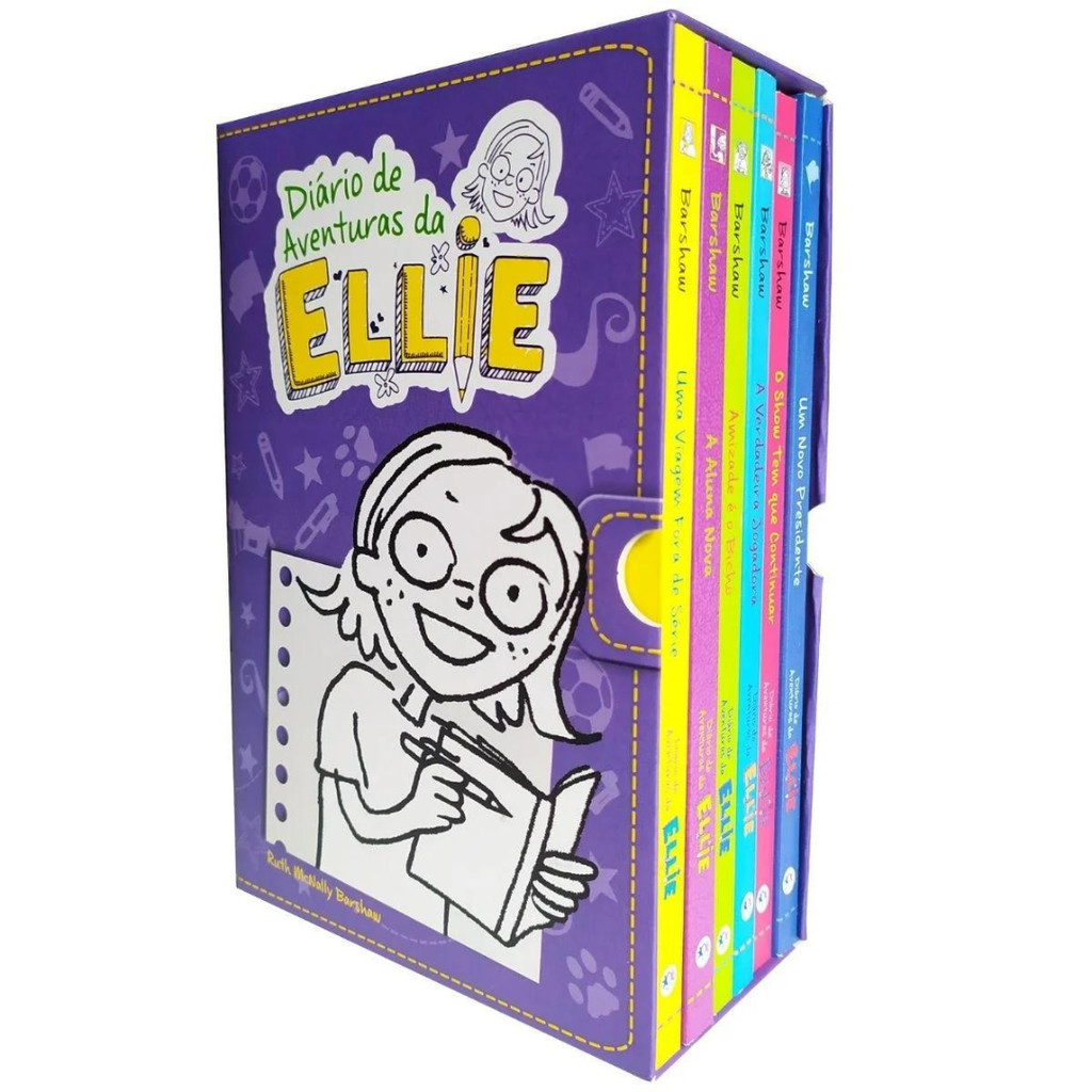 Coleção 6 livros - Box Diário de Aventuras da Ellie | Shopee Brasil