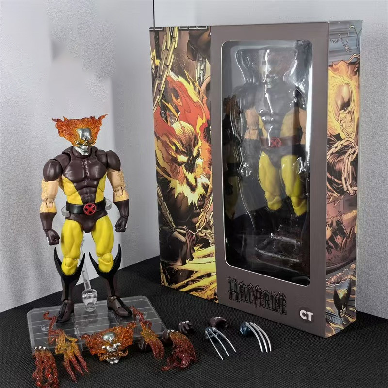 CT Toys Hellverine Figura Wolverine Mafex 096 138 X-Men De Ação SHF ...