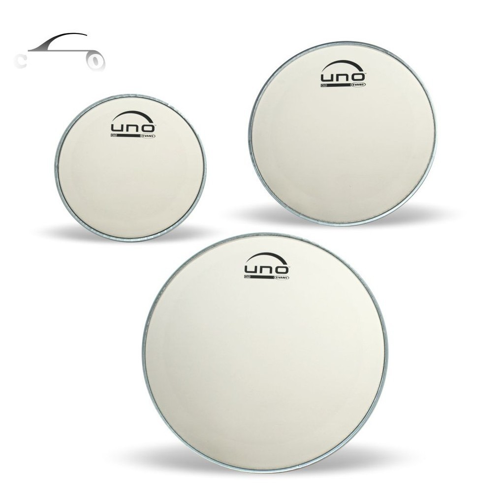 Pele Tons Bateria 8-10-13 Filme duplo G2 Transparente Uno by Evans | Shopee Brasil