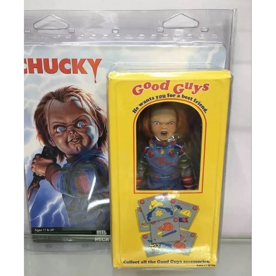 NECA Chucky Boneca Figura Jogar Bons Caras Ele Quer Você Ser Um Melhor ...