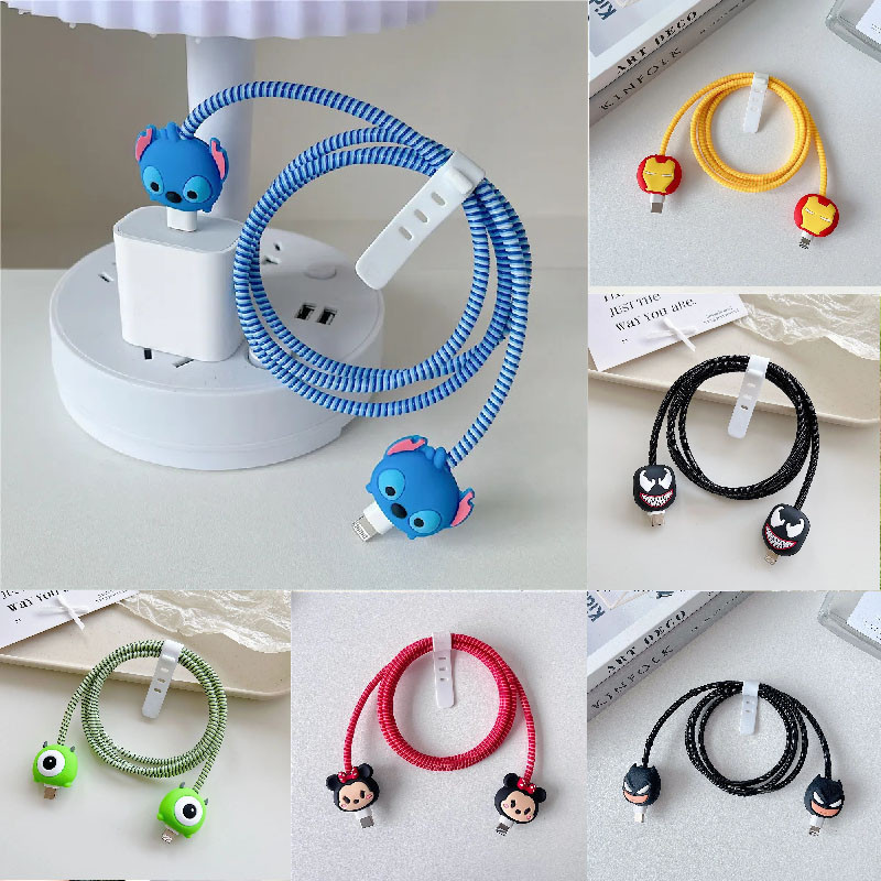 New Cartoon Charger Cable Protector Compatible for IPhon 18W 20W ...