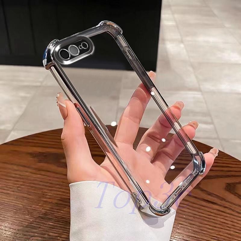 Capinha iPhone 7 Plus/8 De Telefone Transparente anti-Queda De Quatro ...