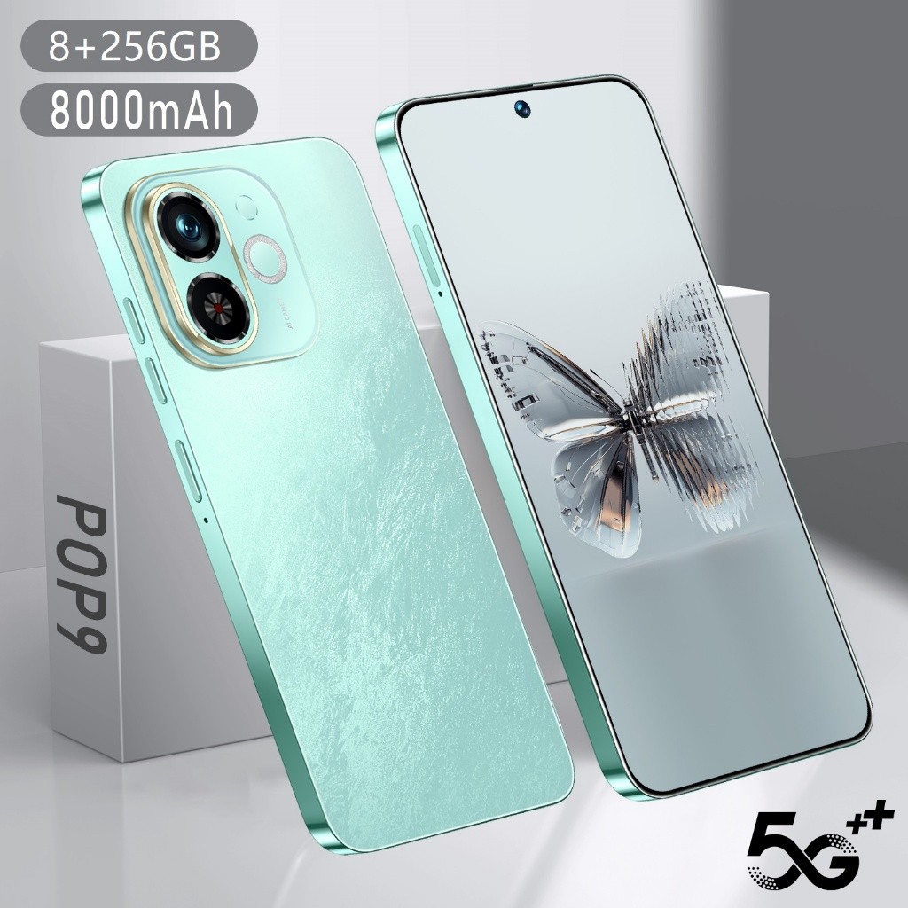Pop9 4G/5G Smartphone 6.7 Polegadas Memória em Tela Cheia 8GB RAM ...