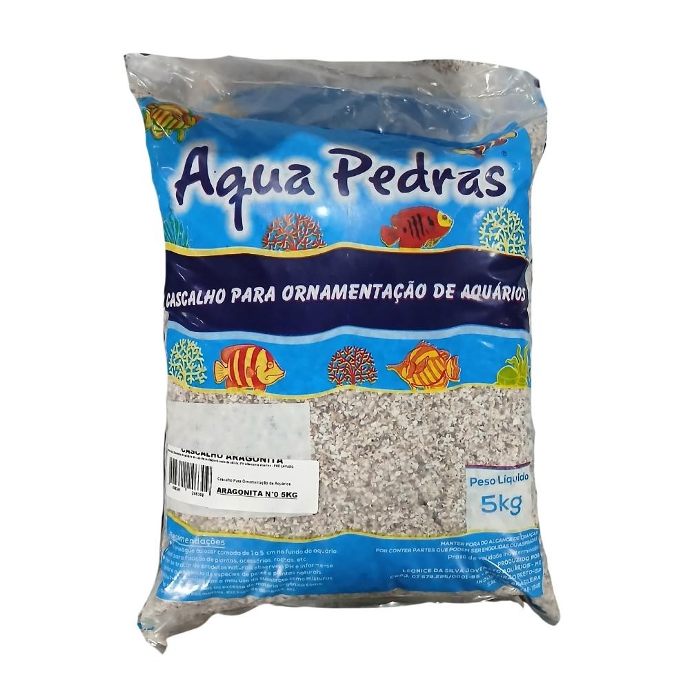 Aqua Pedras Substrato Inerte Aragonita Concha 0 5kg Aquário | Shopee Brasil