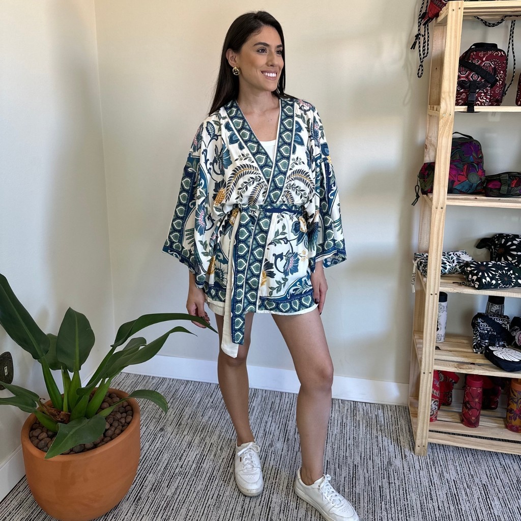 Kimono Romance de Tucano Farm | Shopee Brasil
