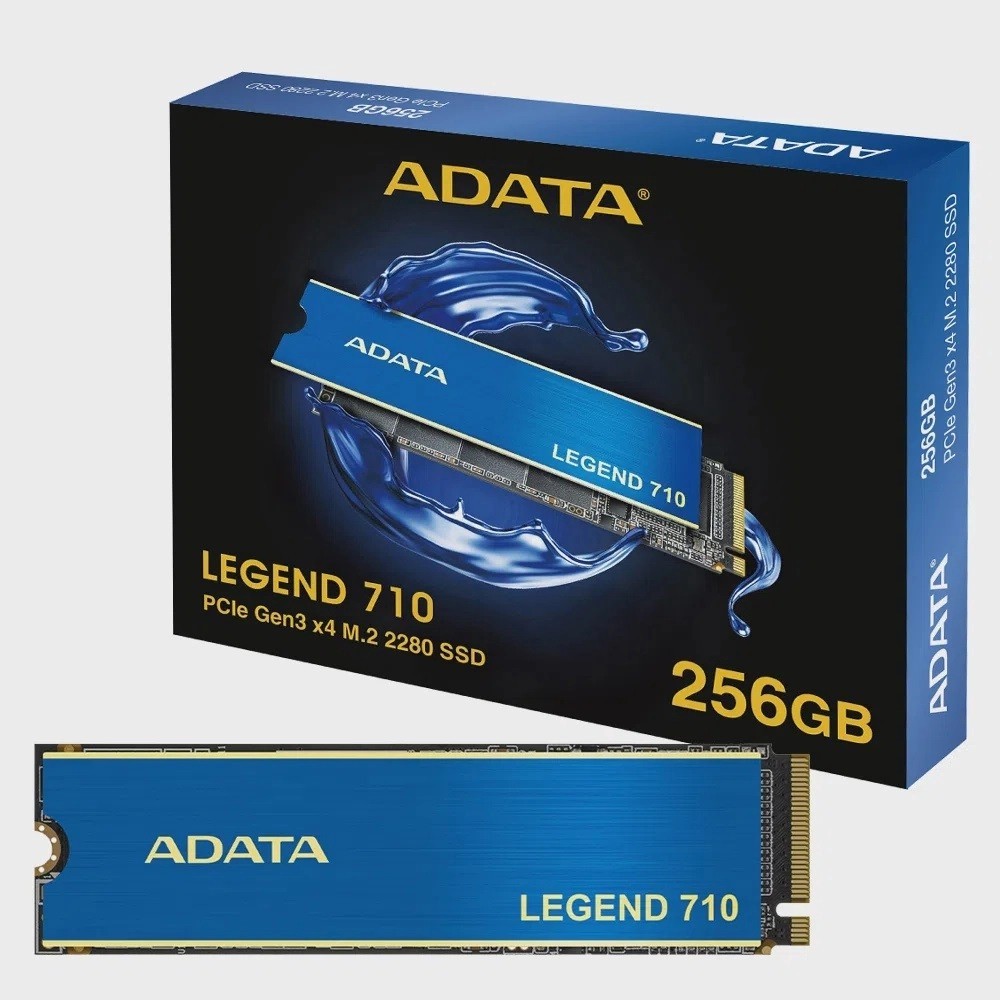 Ssd Adata Legend 710 256gb Nvme M.2 2280 - Aleg-710-256gcs Cor Azu ...